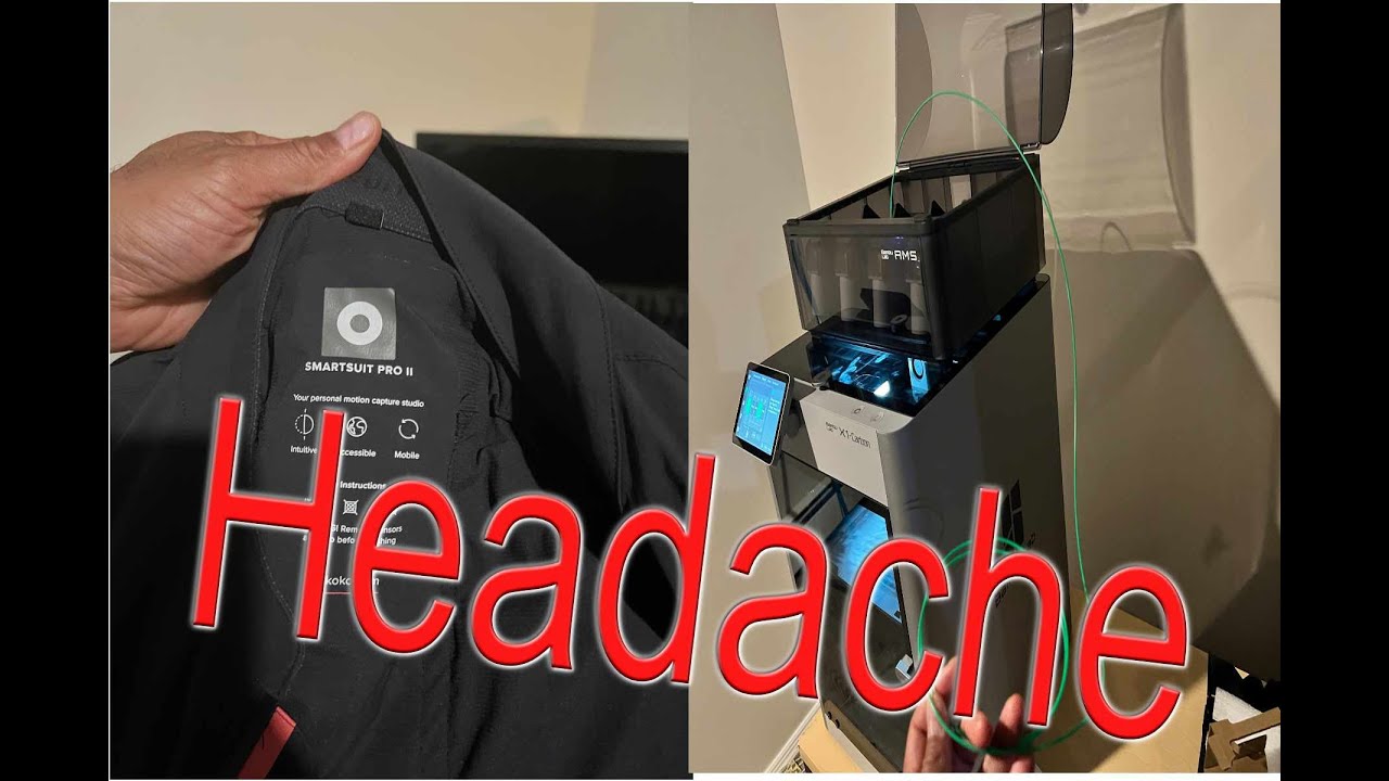 Headache products Bambu Labs and Rokoko Studio Smart Suit Pro 2 - YouTube
