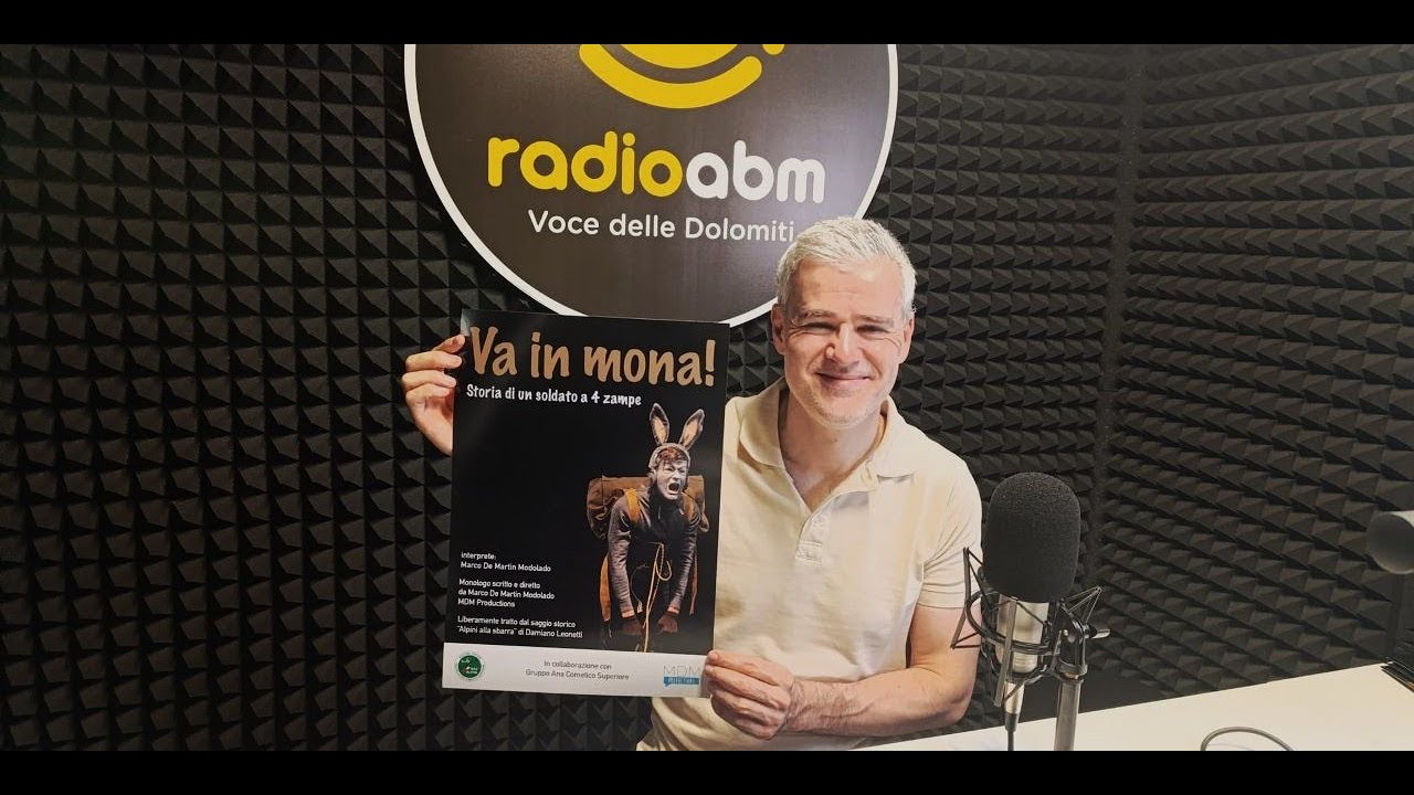 Marco De Martin presenta a Dosoledo lo spettacolo “Va in mona”, storia ...