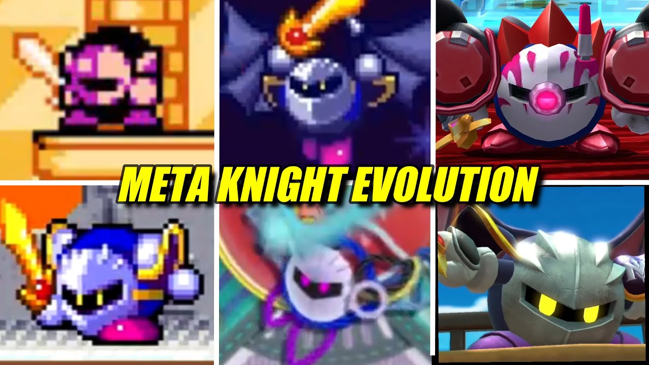 Meta Knight Evolution (1993-2022) - YouTube