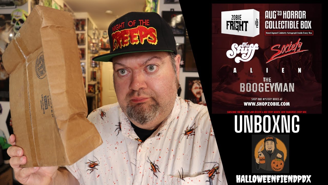 Zobie Fright Pack August 2023 Unboxing - YouTube