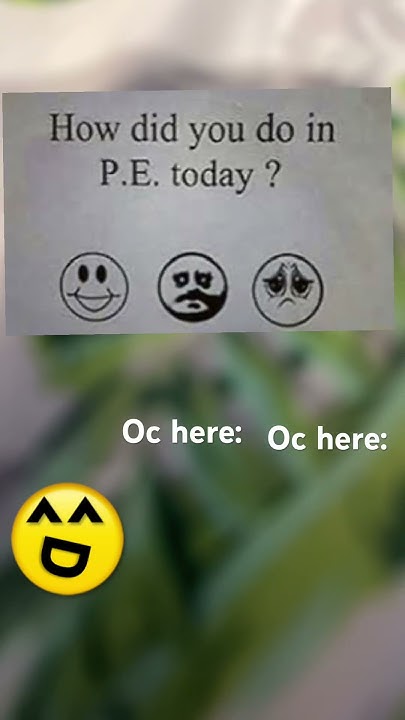 How did you do in pe today? - YouTube