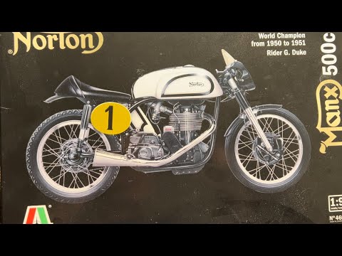 Manx Norton Racer final 1/9 scale