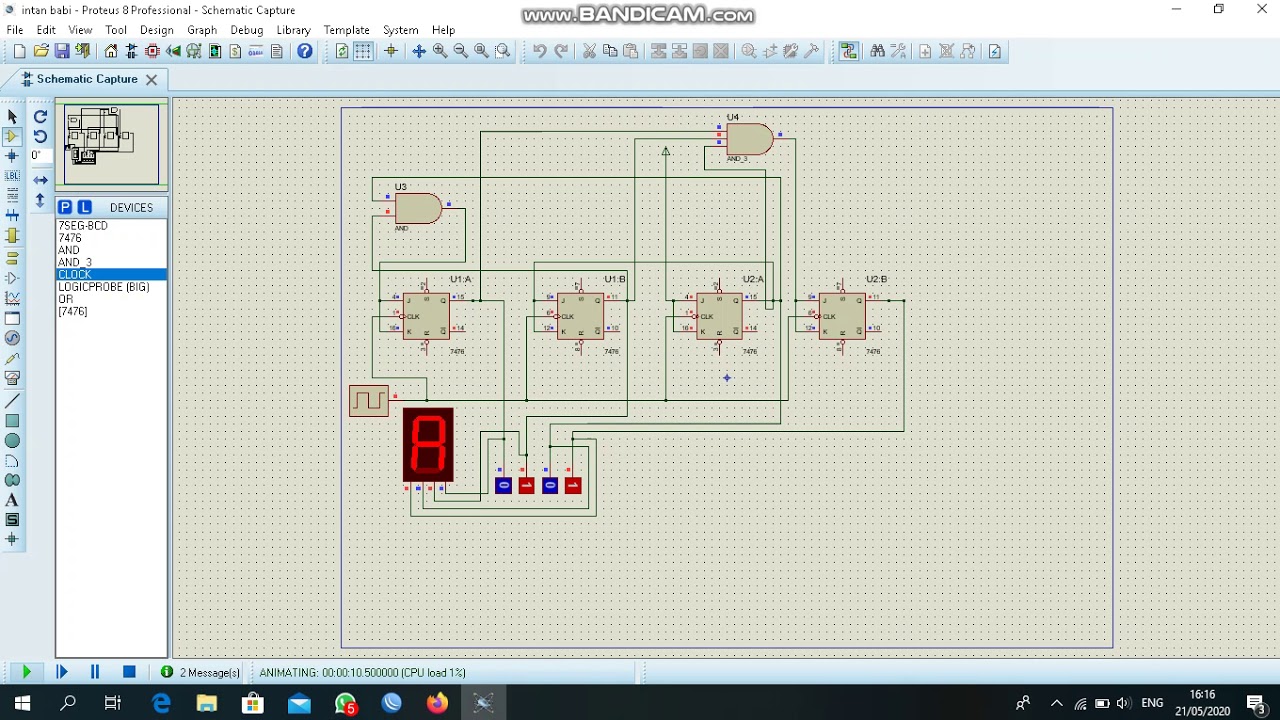 Counter Sinkron 4-Bit - YouTube