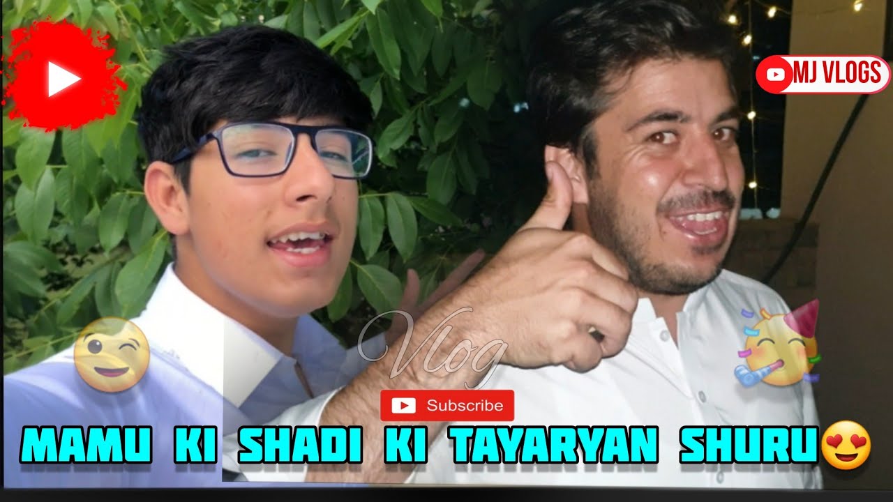 mamu ki shadi ki tayaryan shuru 🥳 | vlog part 1| @DuckyBhai - YouTube
