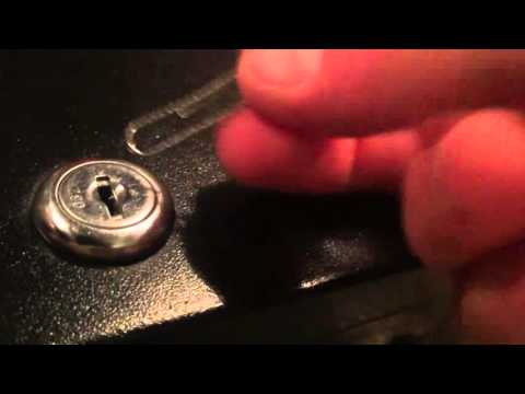 How to pick a Brinks Home security safe - YouTube