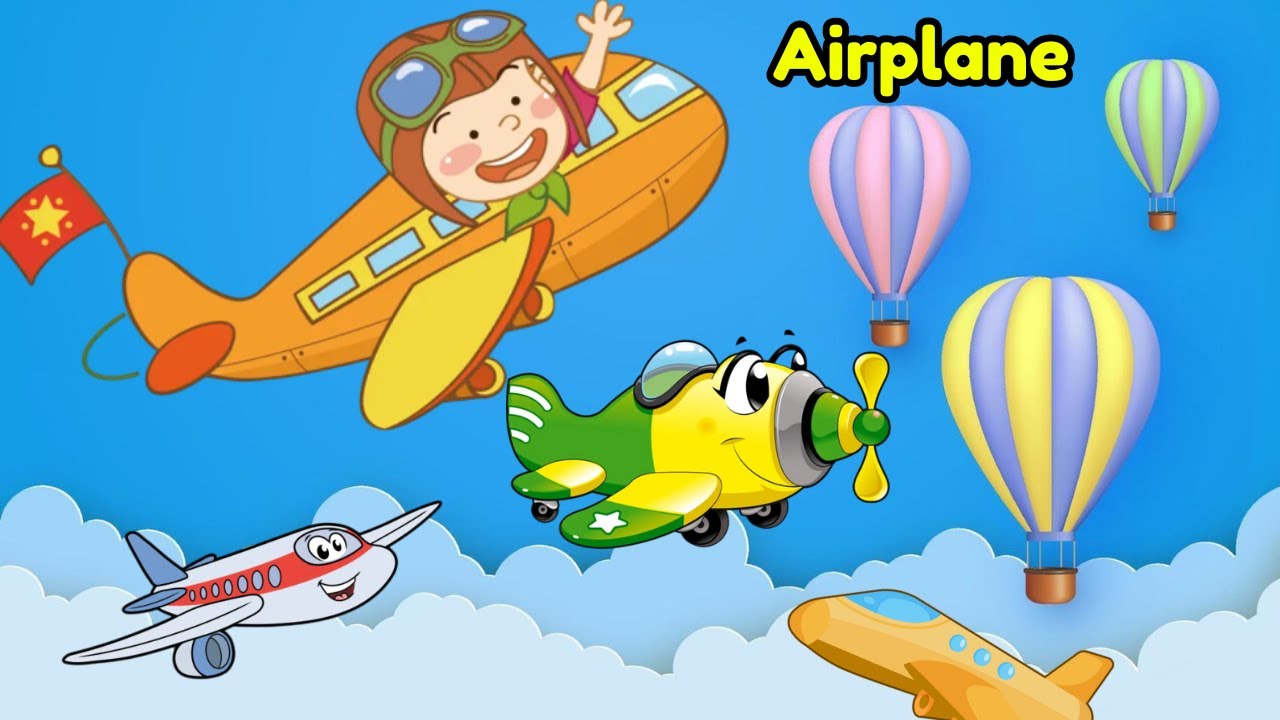 Airplane Song || Kids Song || Cocomelon Nursery Rhymes - YouTube