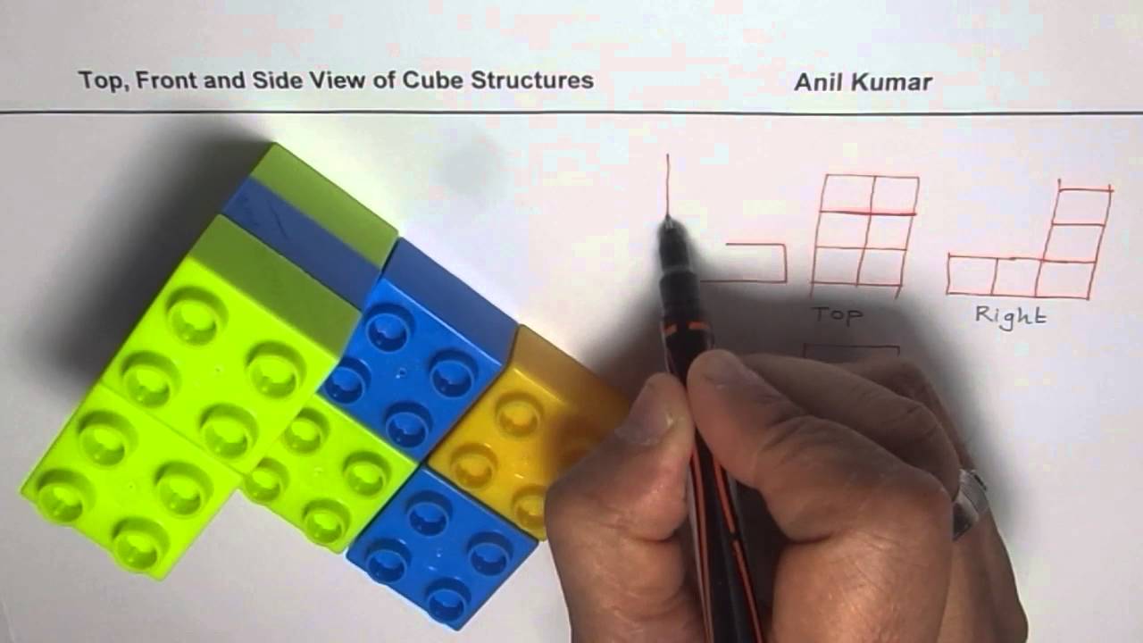 Top Front Side View of 2 by 3 8 Square Blocks Test - YouTube