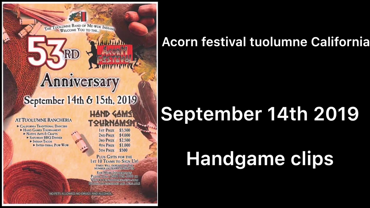 Hand game tournament tuolumne California - YouTube