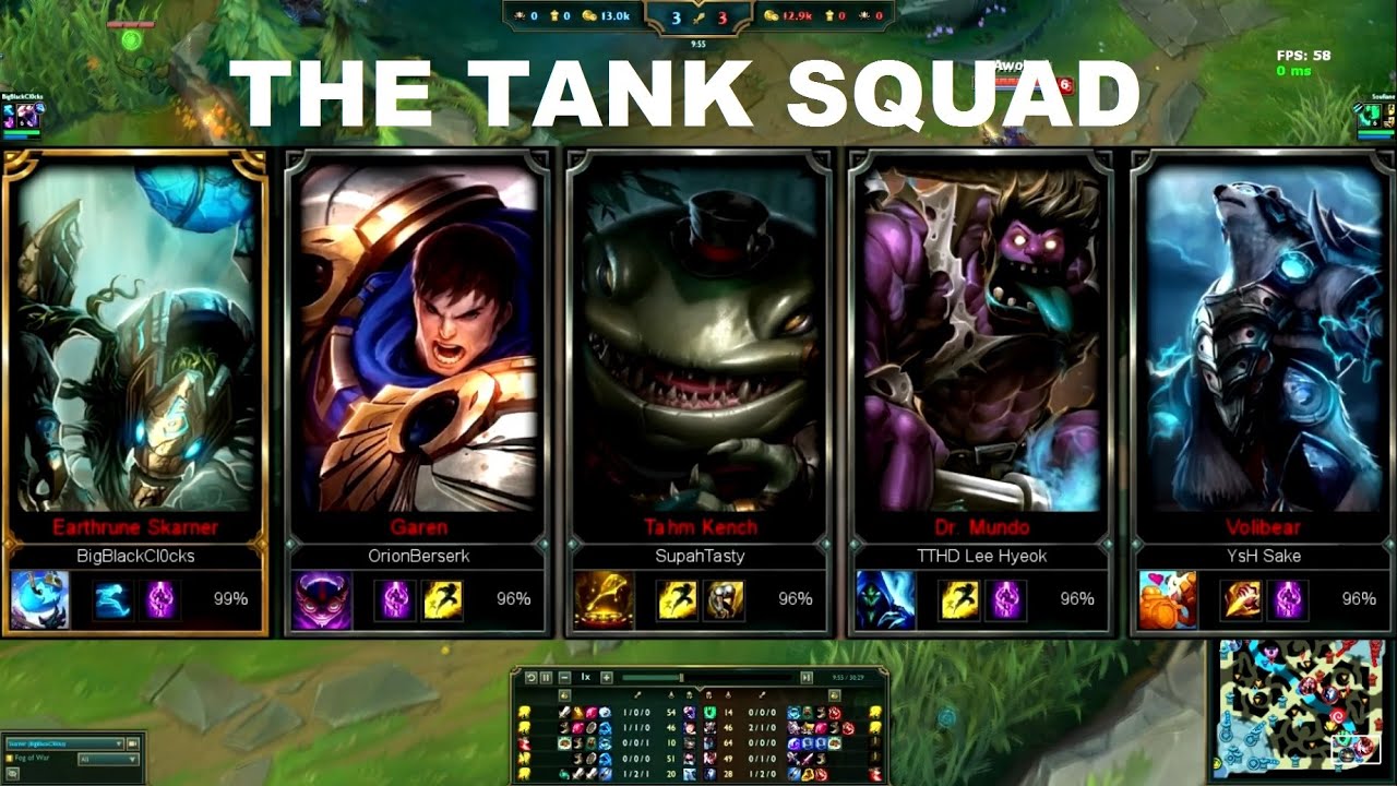 League of Legends - Tank Squad - YouTube