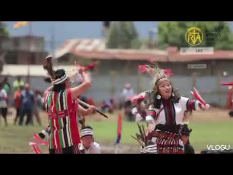 MIZO CULTURAL DANCE DANGLAM TAK MAI(cheraw dance) - YouTube