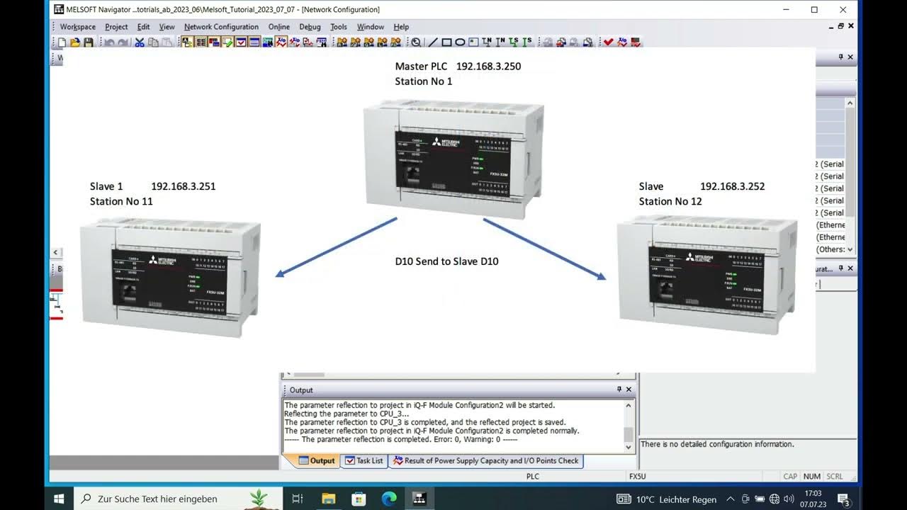 Mitsubishi melsec simple PLC Communication with Melsoft Navigator and ...