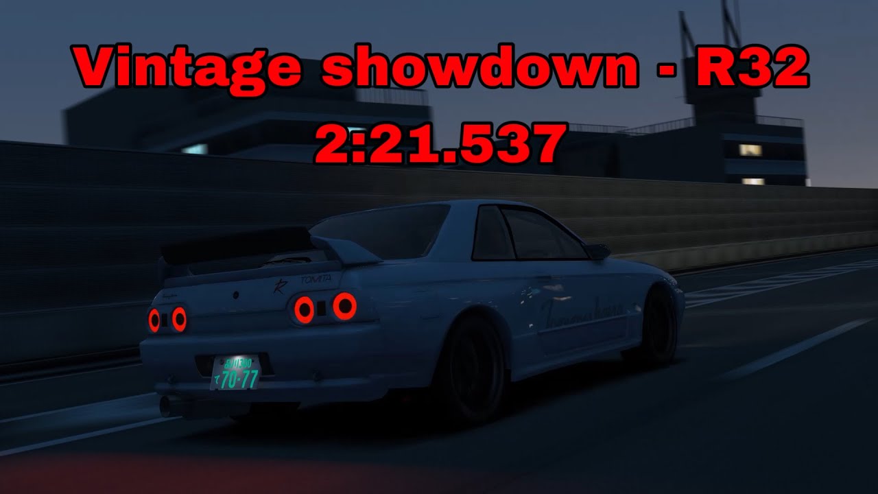 Vintage showdown x R32 - 2:21.537 - YouTube