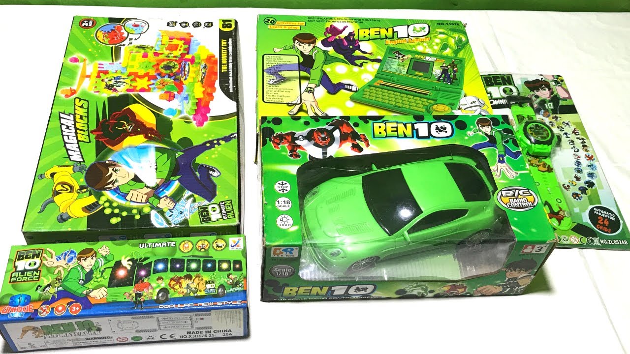 ALL NEW BEN 10 TOY COLLECTION BUBBLE MACHINE GUN,BEN YOYO ,BEN ...
