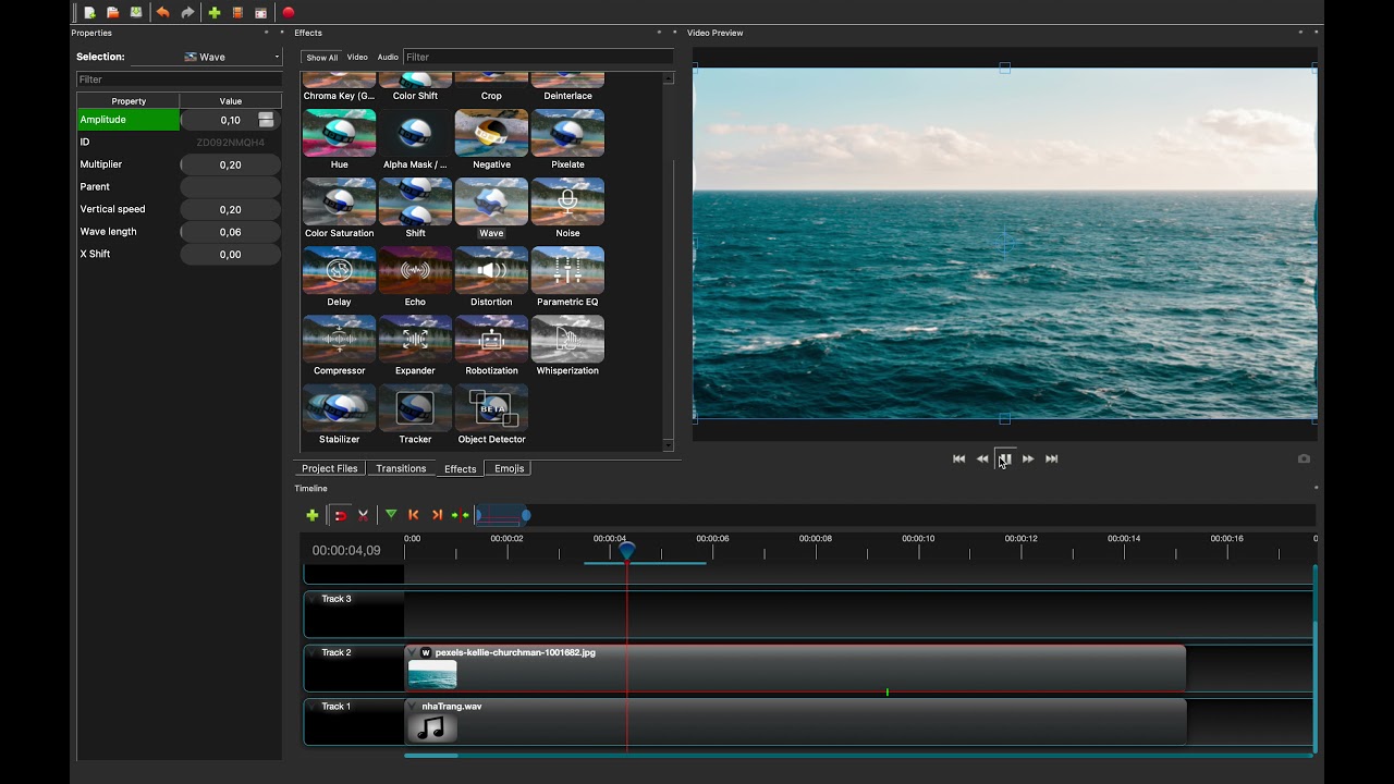 OpenShot 03 - Keyframe và bảng thuộc tính - YouTube