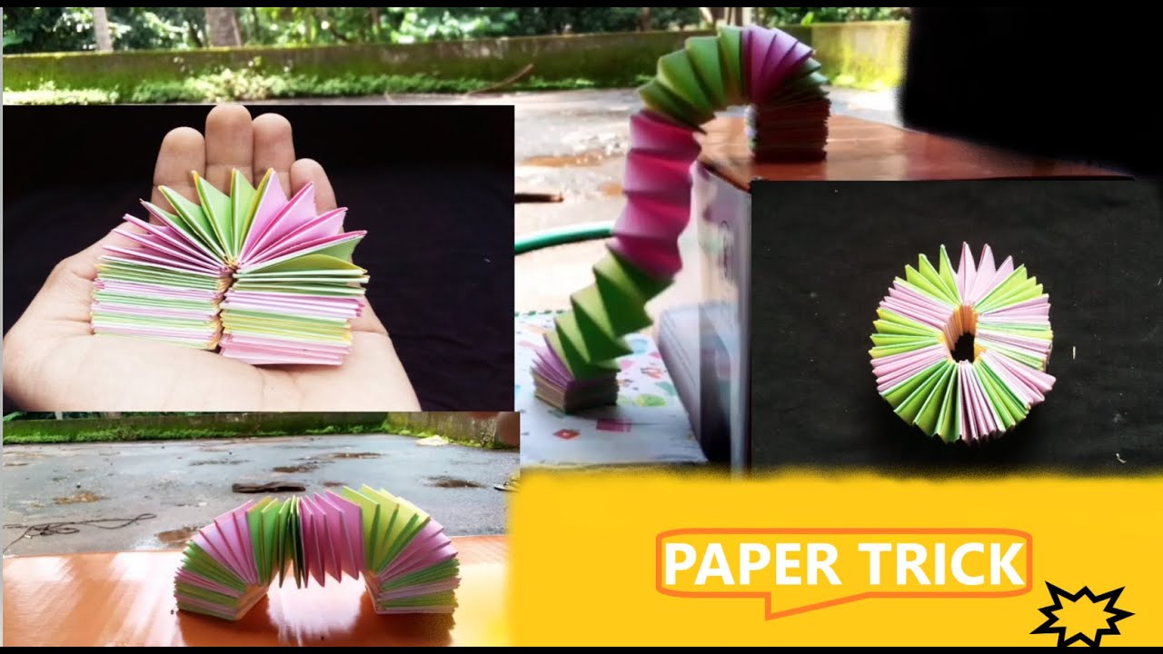 amazing paper magic tricks - YouTube