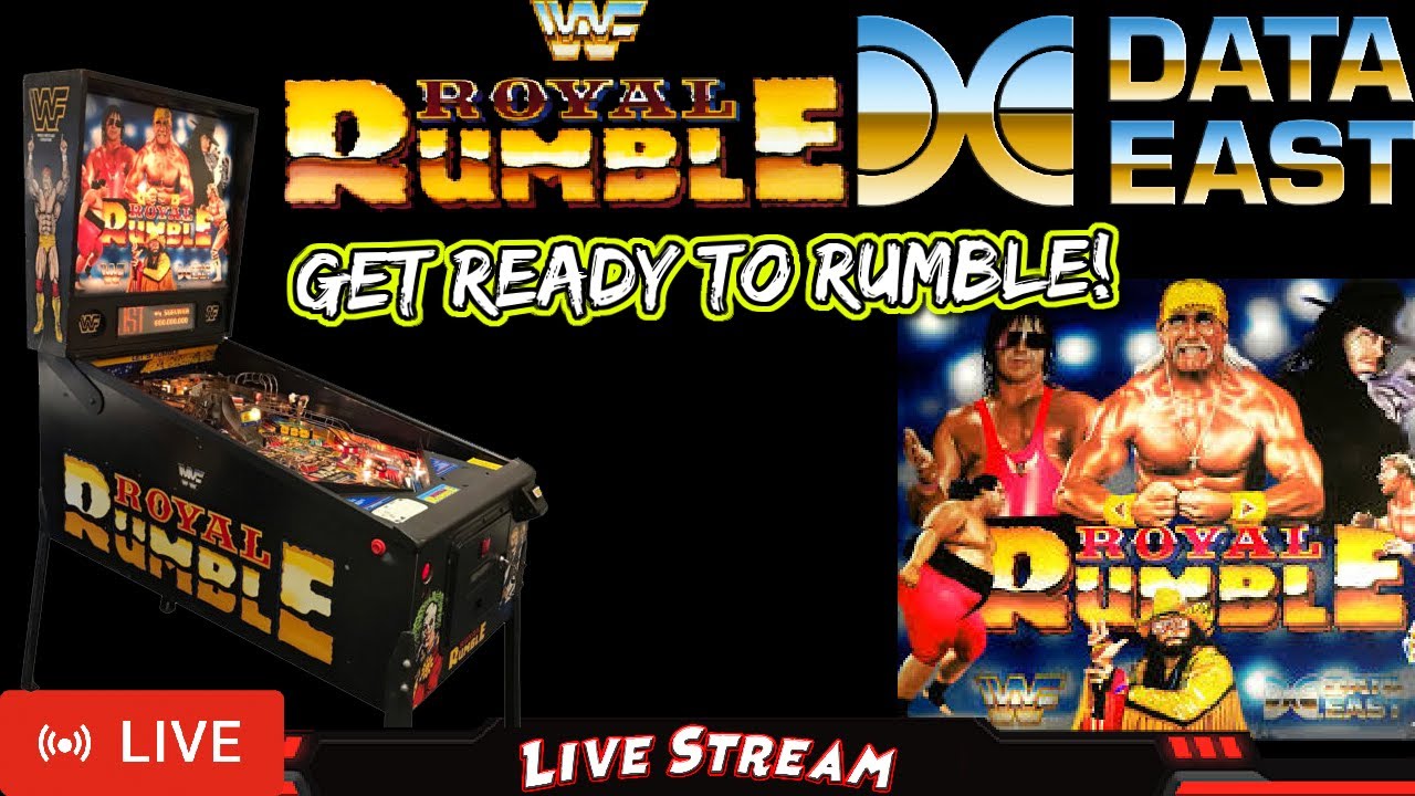 WWF Data East Royal Rumble Pinball Live Stream - YouTube