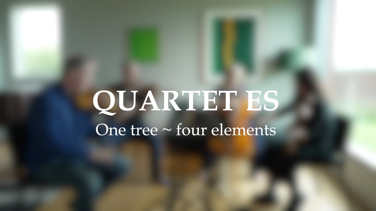 String quartet made from one tree. Four elements by Hans Johannsson ...