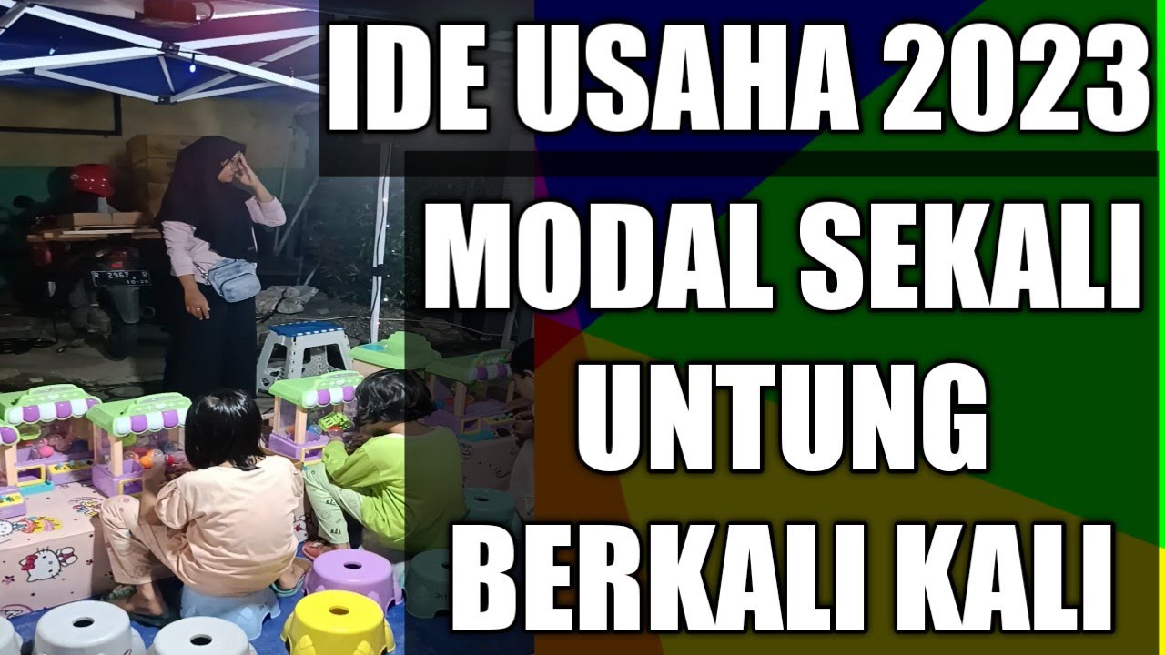 IDE USAHA MODAL SEKALI UNTUNG BERKALI KALI | SEWA PERMAINAN ANAK - YouTube