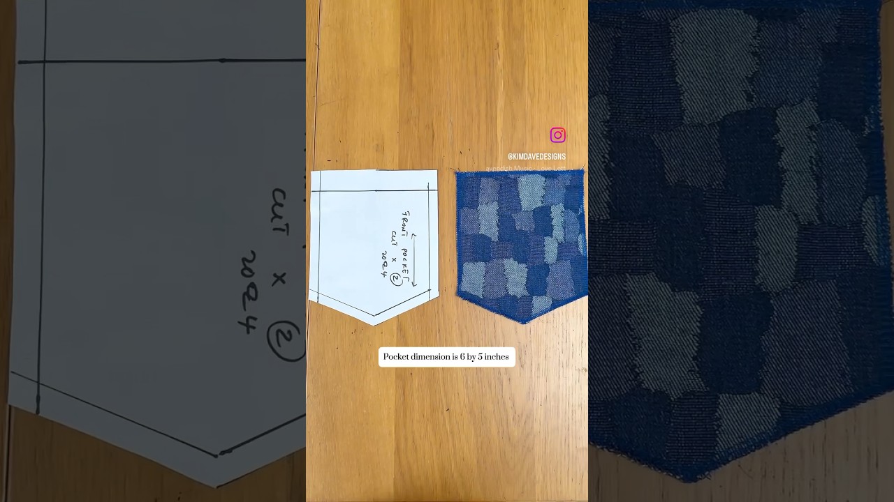 DIY Patch Pockets For Your Next Sewing Project - YouTube