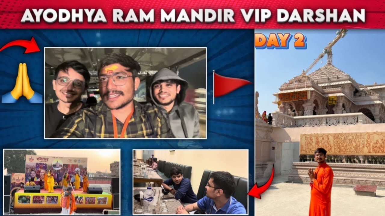 Ayodhya Ram mandir vip darshan🤩|Ayodhya vip entry |Ram mandir vlog🚩|# ...
