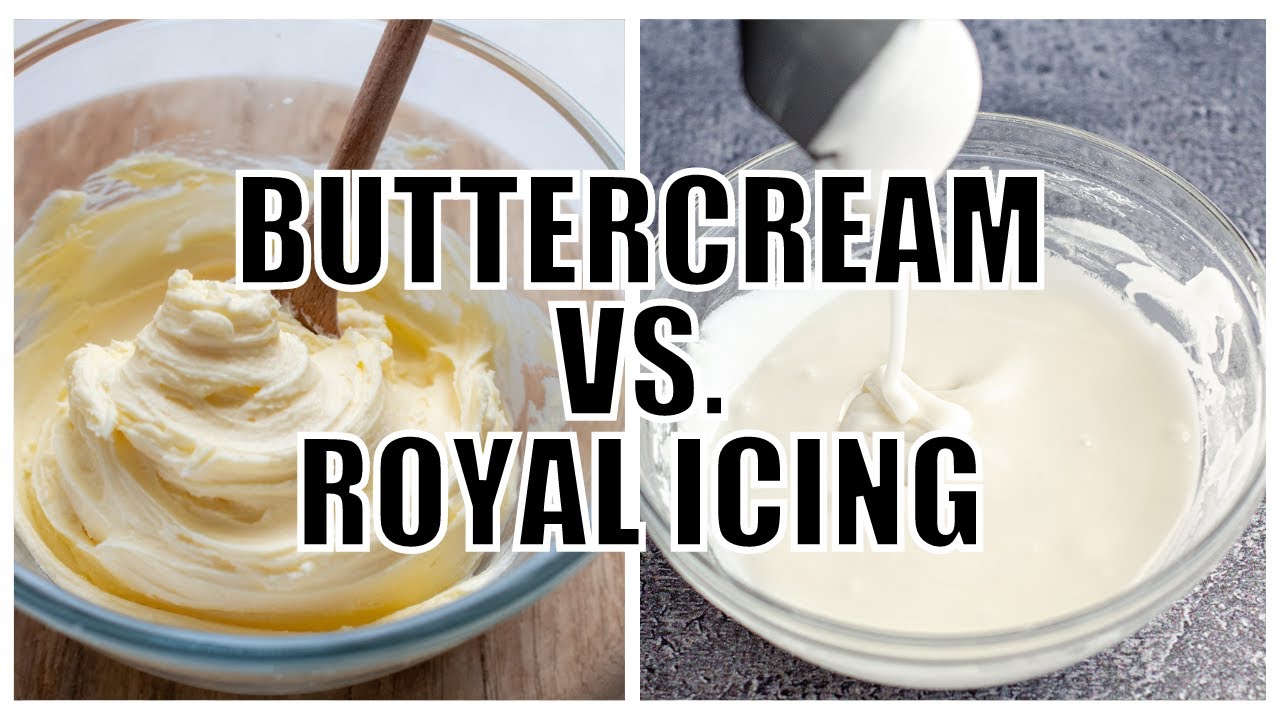Buttercream Vs Royal Icing For Cookie Decorating? - YouTube