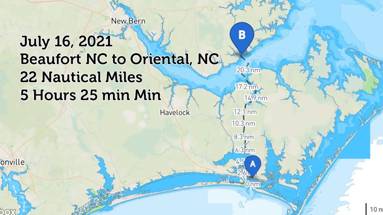 Day 64 in our 36 Classic Grand Banks trawler on the ICW Beaufort, NC to ...