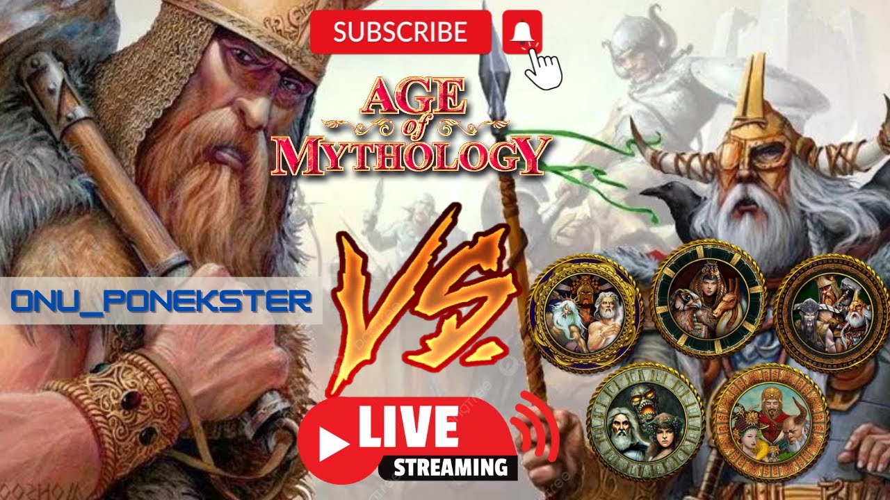 AOM Game Play - Jogando online Age of mythology EE #LIVE - YouTube