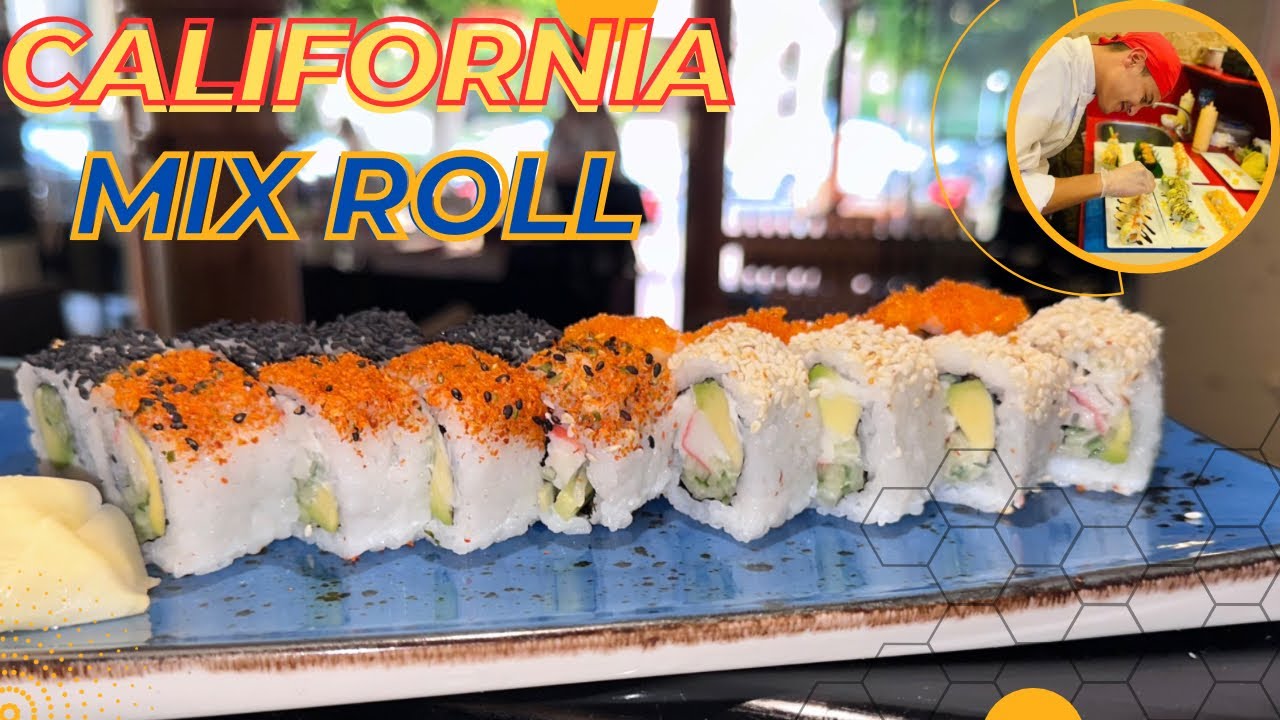 California Mix Roll ! How to make California mix set ! How to make ...