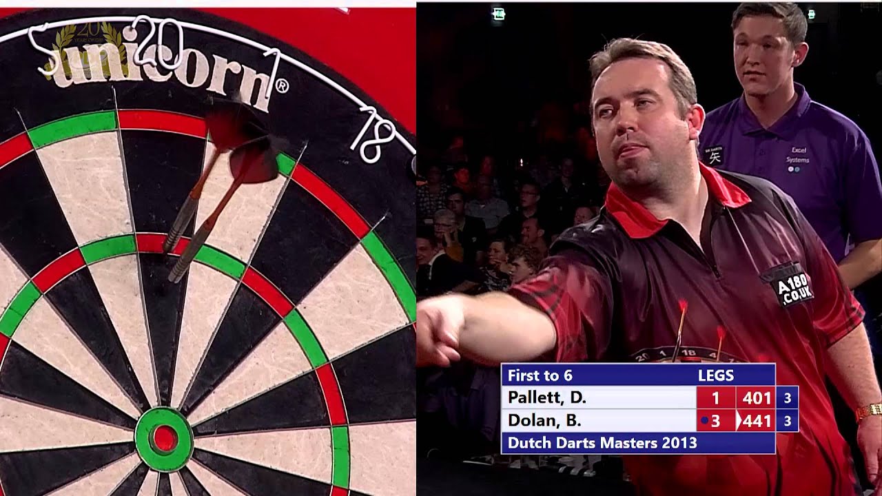 Dutch Darts Masters third round - David Pallett vs Brendan Dolan - YouTube