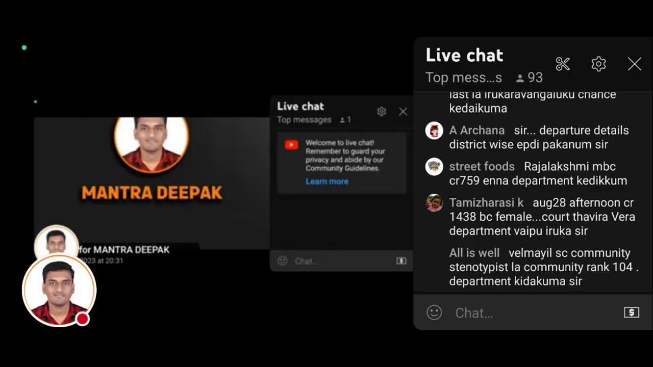 MANTRA DEEPAK is going live! - YouTube