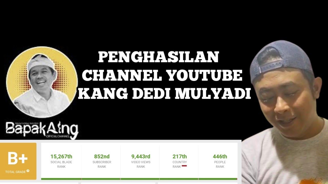 KANG DEDI MULYADI SEBERAPA BESAR PENGHASILANNYA DARI YOUTUBE? - YouTube