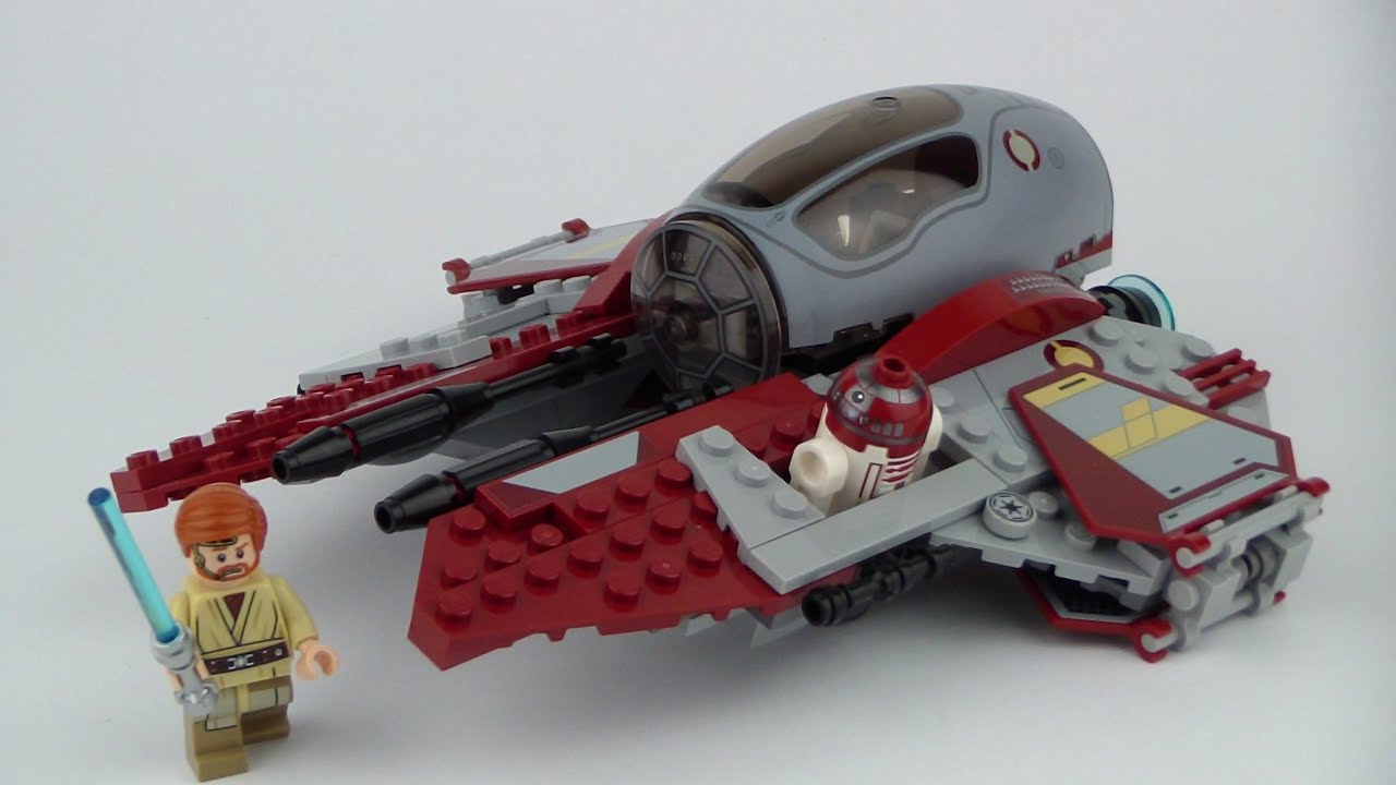 LEGO Star Wars Obi-wan's Jedi Interceptor 75135 Review - YouTube