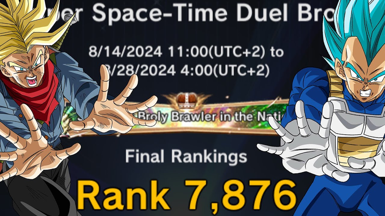 My Last Matches to Reach Top 8K (Dragon Ball Legends) - YouTube