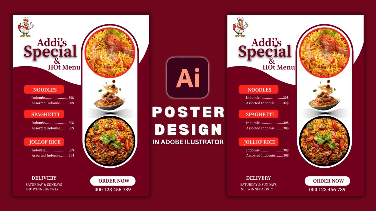 Poster Design in Adobe Illustrator | Creative Poster Tutorial - YouTube