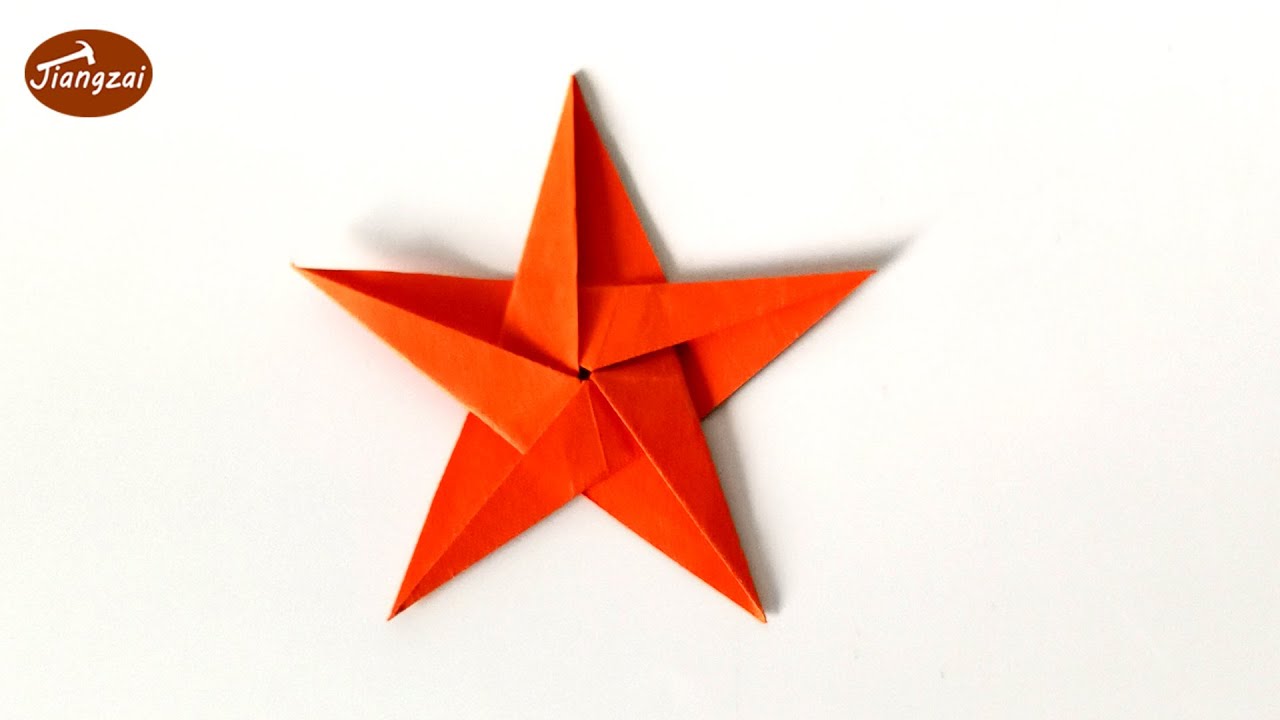 Origami Paper Pentagram star | How to Make a Paper Pentagram star step ...