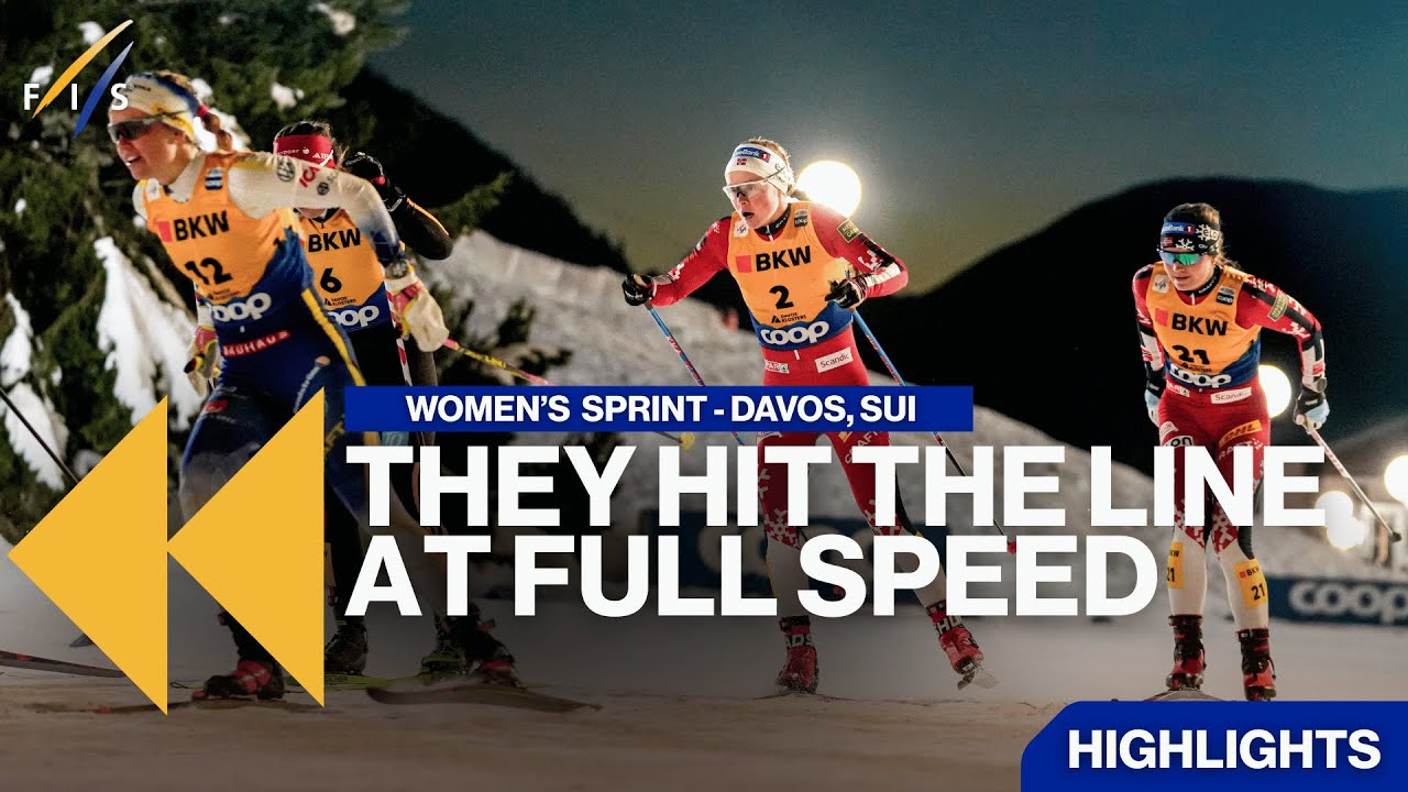 They Hit the Line at Full Speed | Highlights | FIS Cross Country - YouTube