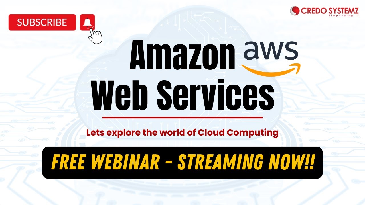 Free AWS Webinar Introduction to the world of Cloud Computing #aws #credosystemz #webinar # ...