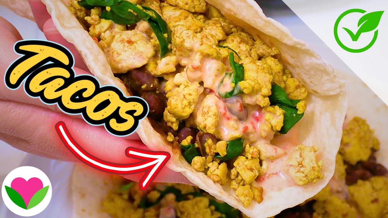 High-Protein Breakfast Tacos with Easy Tofu Scramble (Vegan) - YouTube