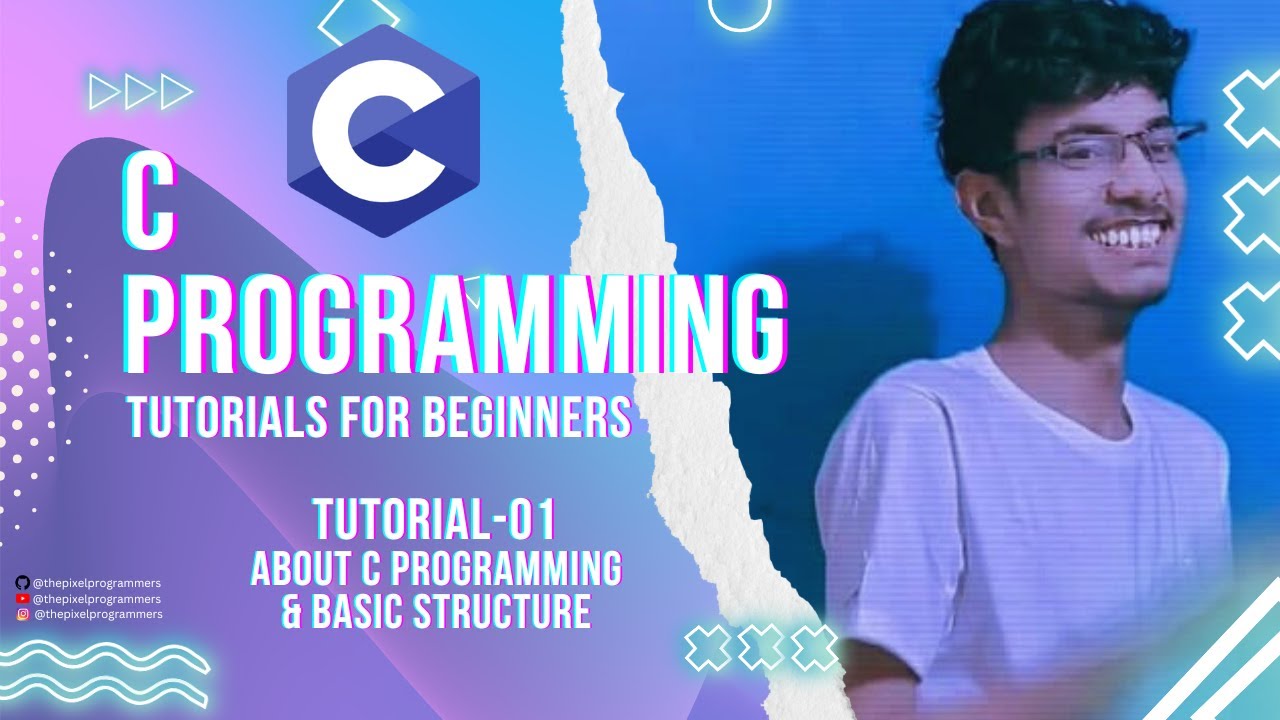 Tutorial 01 About C Language And Basic Structure Of C Code Youtube 1130