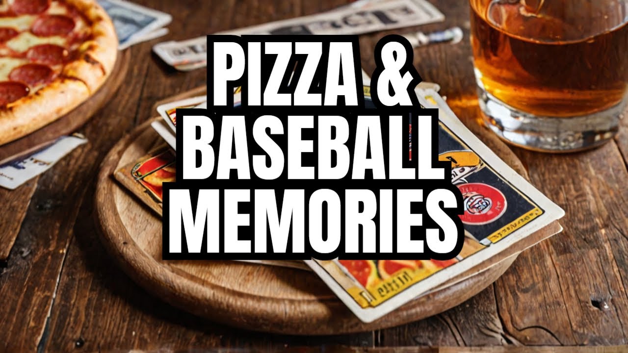 1995 Tombstone Pizza Baseball Cards! Food & Beverage Sunday - YouTube