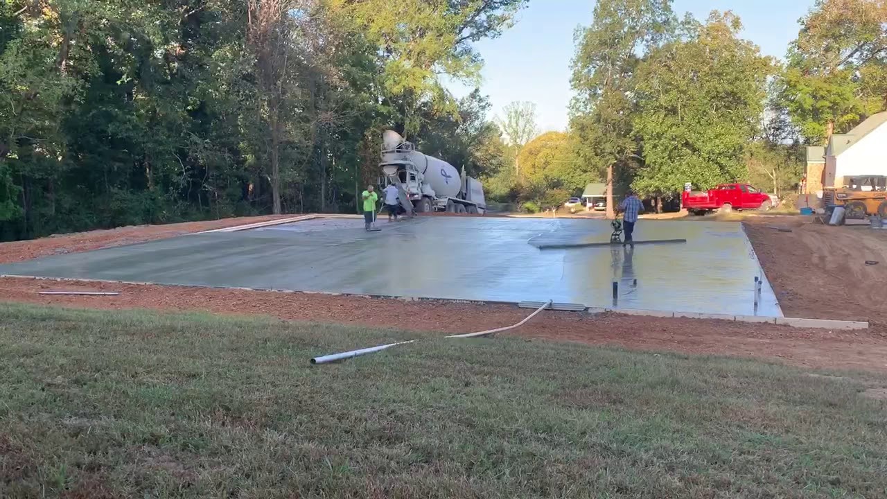 60x60Concrete slab - YouTube