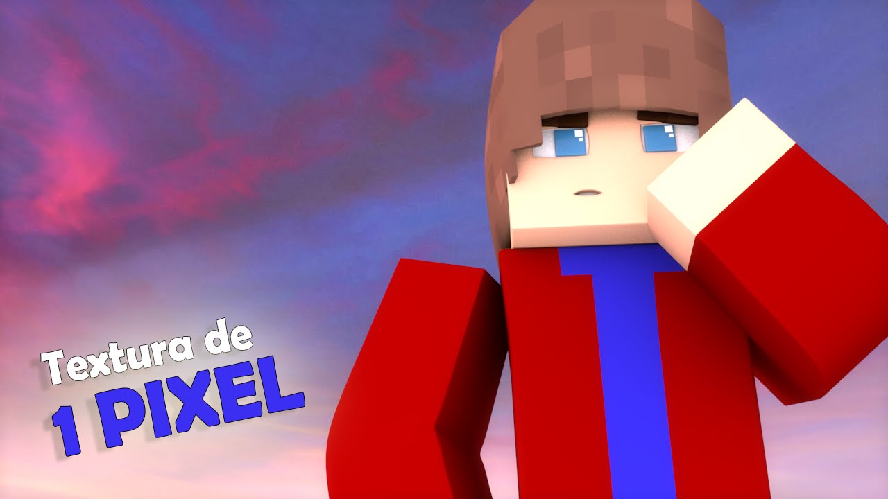 Minecraft- Textura de 1 PIXEL!!! - YouTube