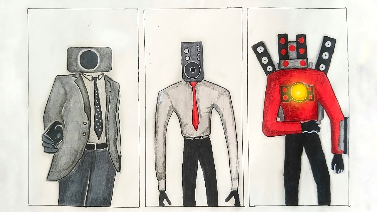 [Drawing] Evolution of All Speakerman / Skibidi Toilet (Part 2) - YouTube