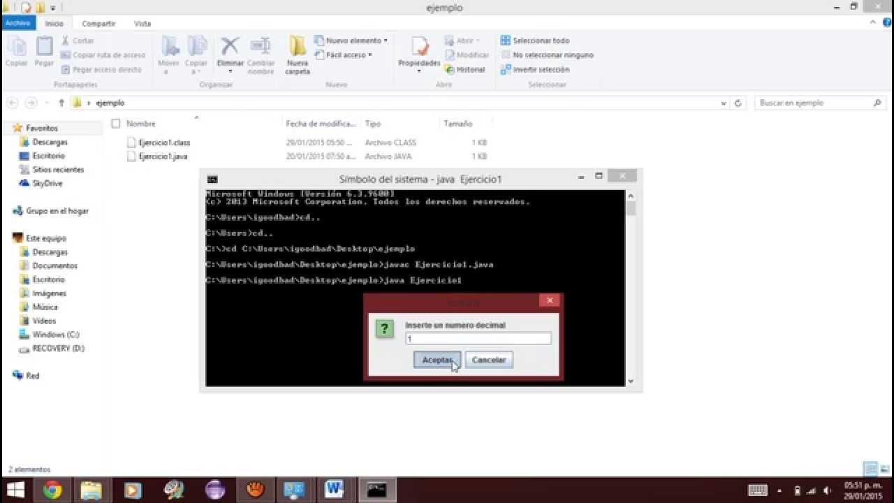 Compilar y ejecutar archivos JAVA desde consola (Símbolo de sistema ó ...
