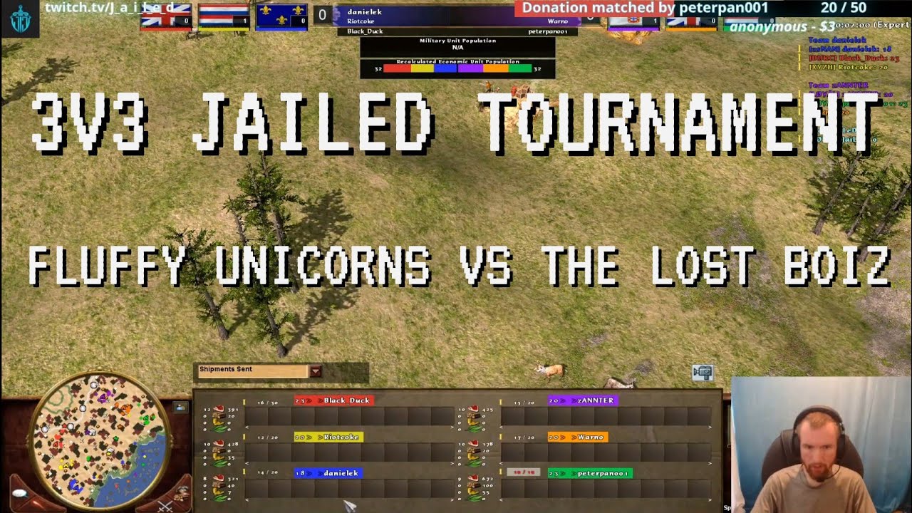 Age of Empires 3, 3v3 JaiLeD Tournament Quarter Finals, Fluffy Unicorns ...