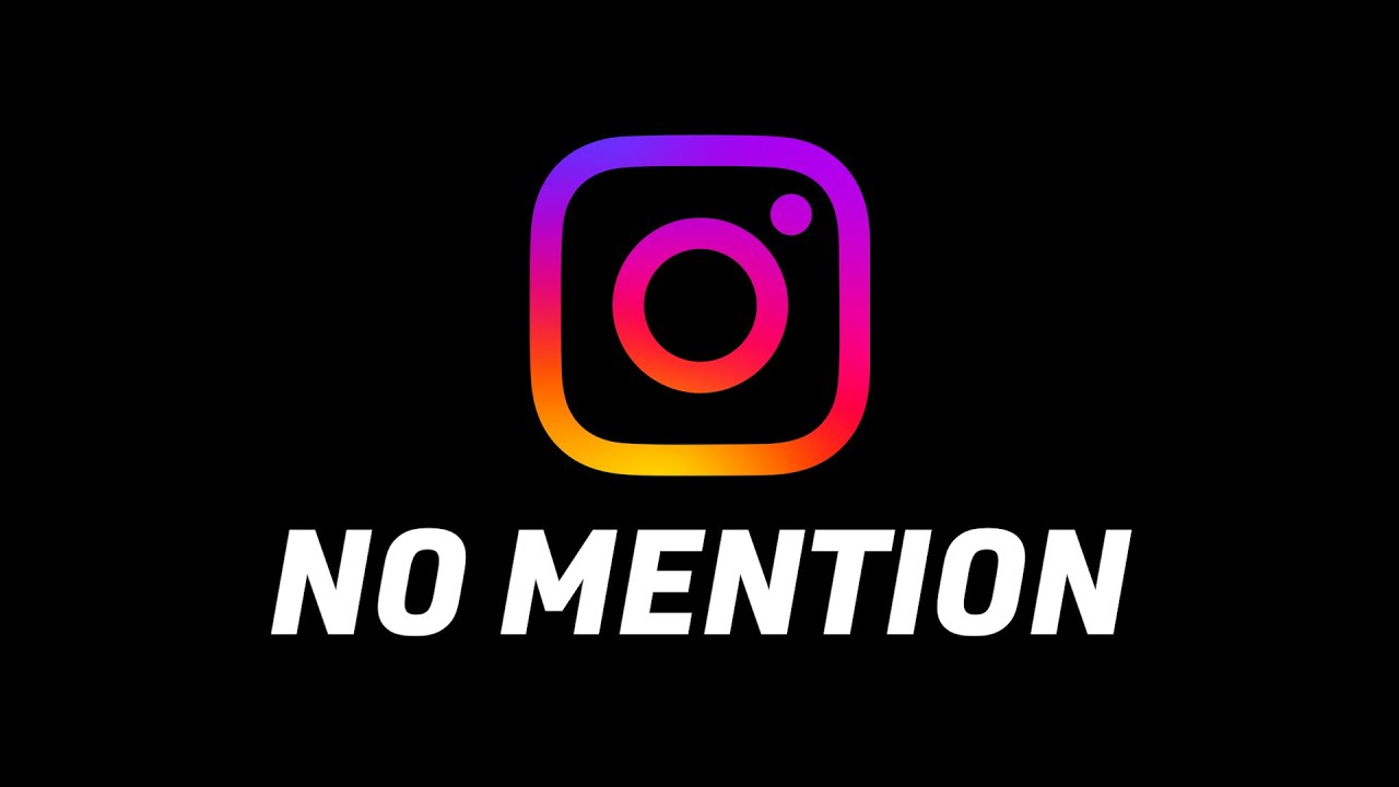 How To Not Allow Mentions - Instagram - YouTube