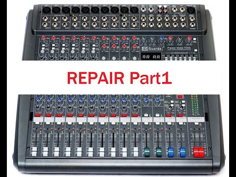 Dynacord PowerMate 1000 repair part1 - YouTube