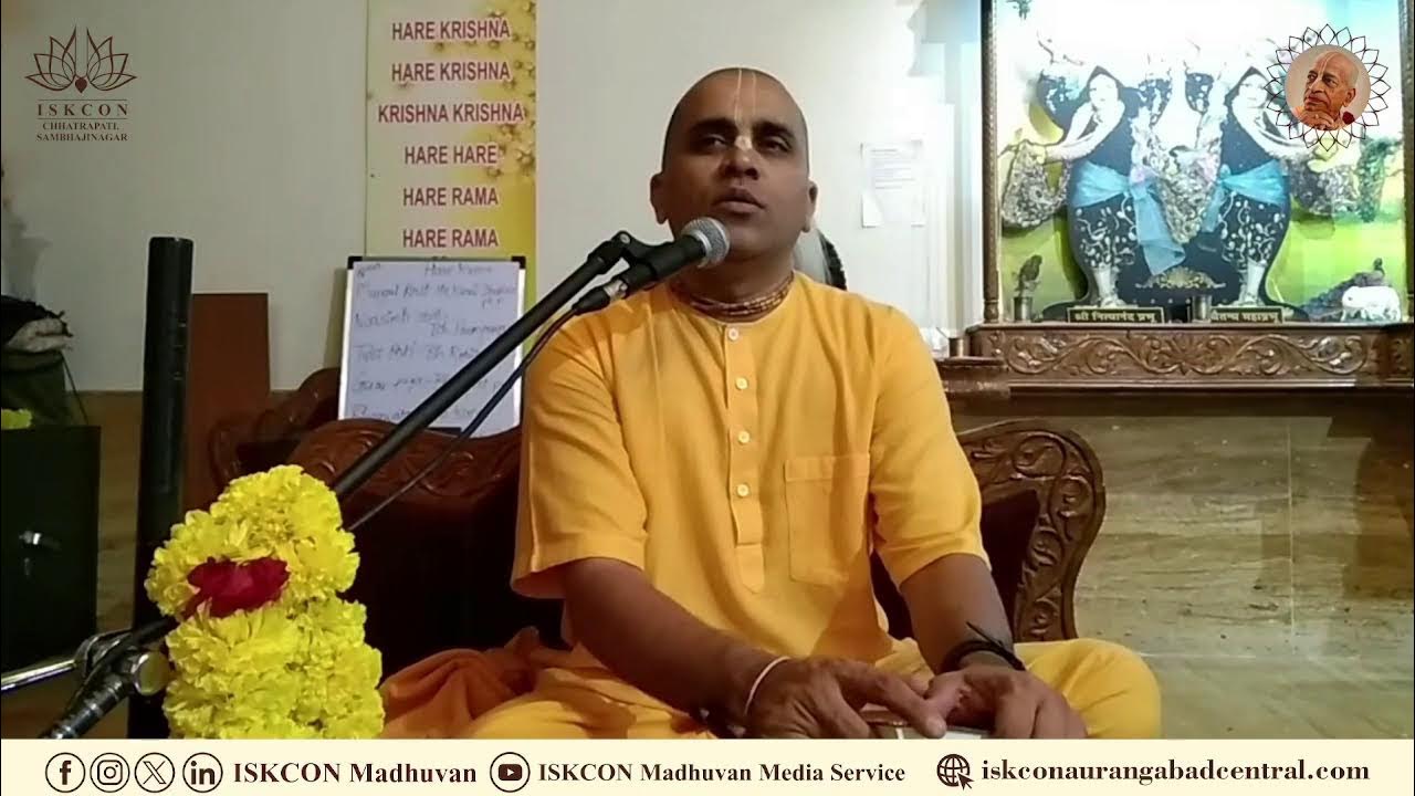 Sunday Feast | HG Kanai Thakur Prabhuji | #iskconmadhuvan #srimadbhagavatam - YouTube