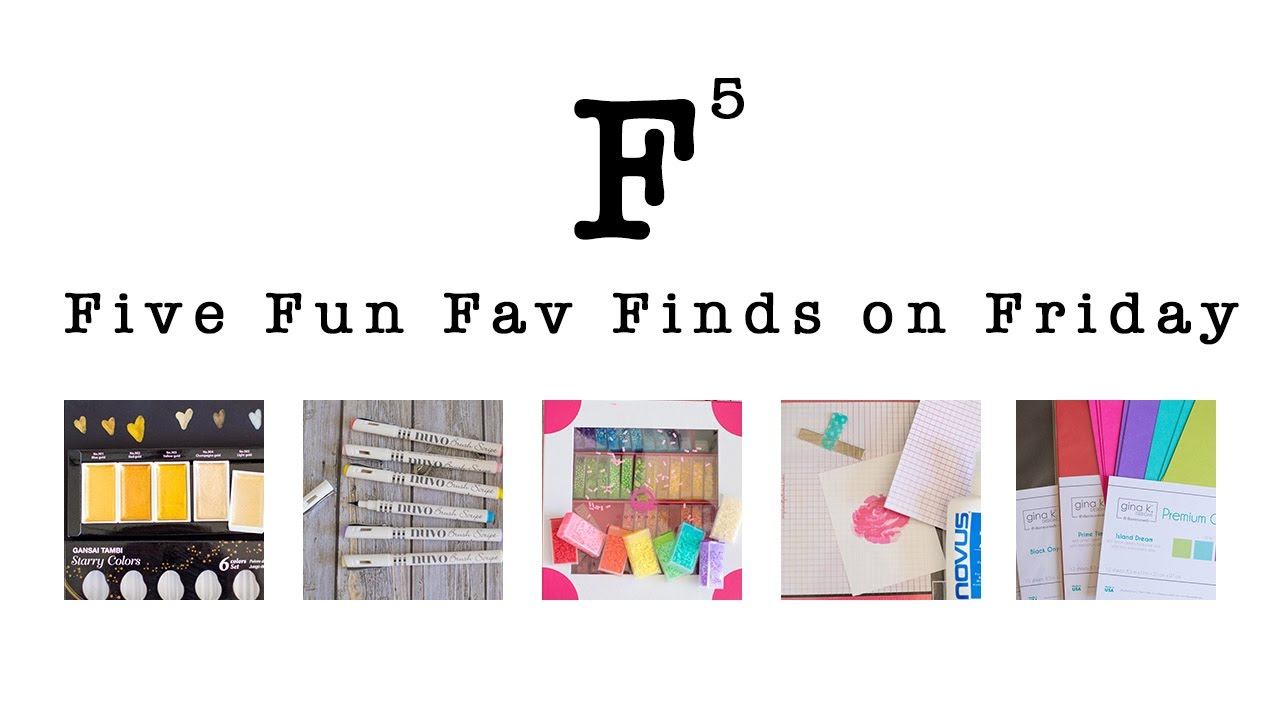 F5 Five Fun Fave Finds on Friday 2 - YouTube