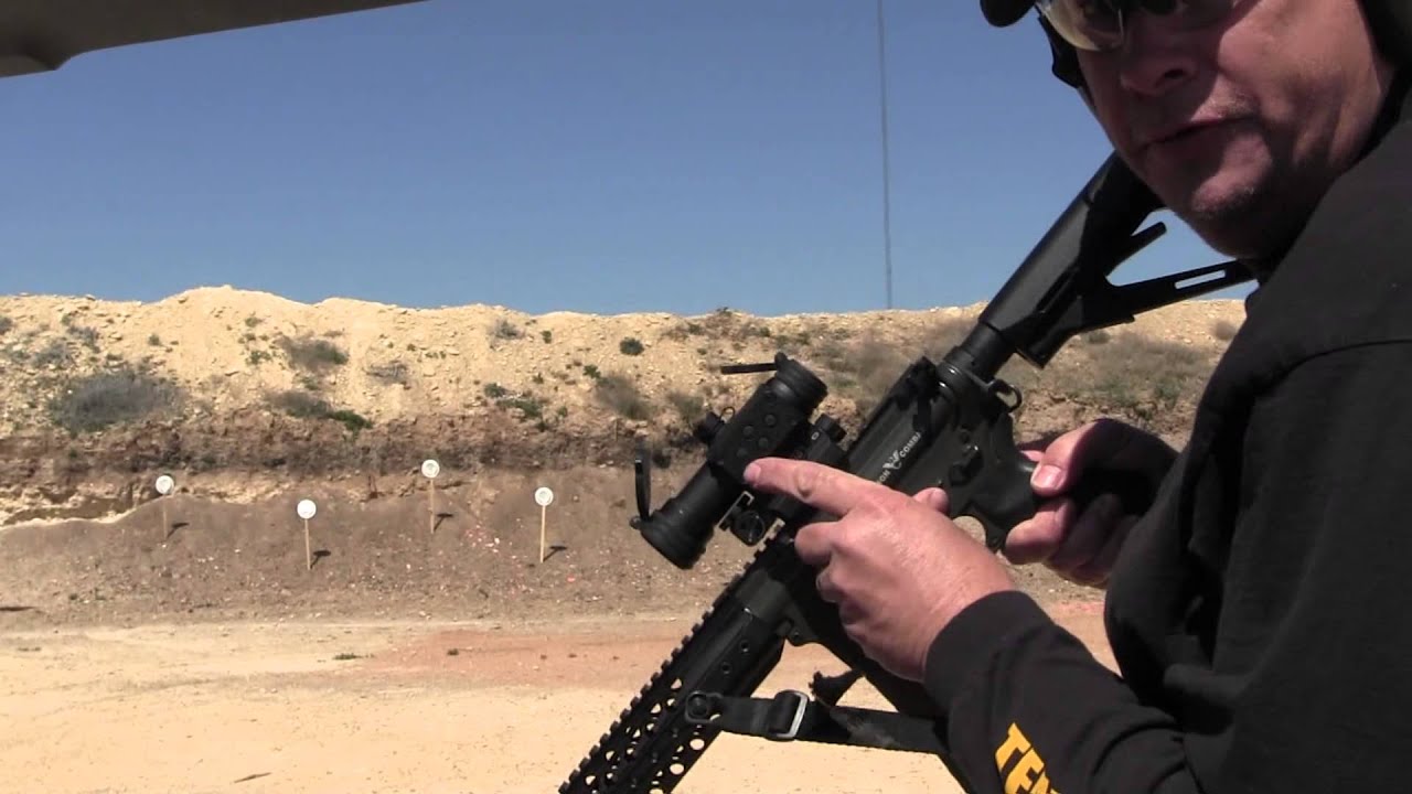 Redfield Counterstrike Red dot / Laser AR15 sight. - YouTube